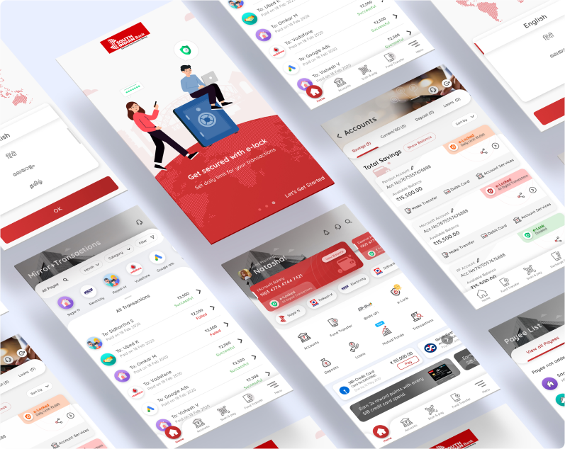 South Indian Bank(SIB) 360 Net Banking App Case Study | TECHVED